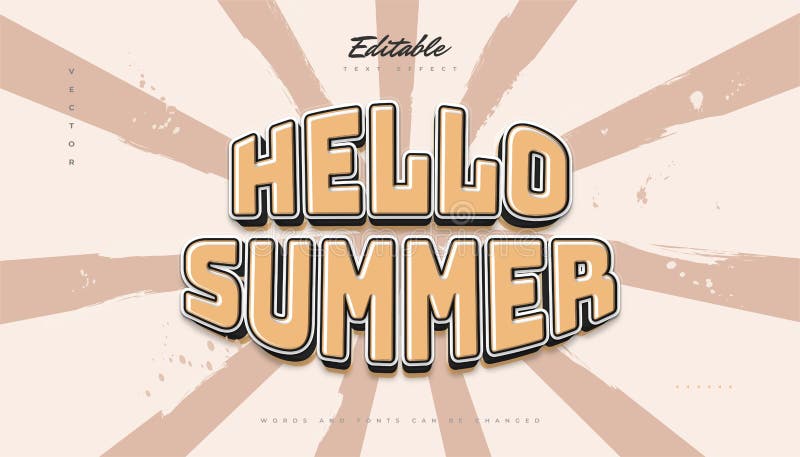 3d Cartoon Editable Text Effect Stock Illustrations – 2,237 3d Cartoon ...