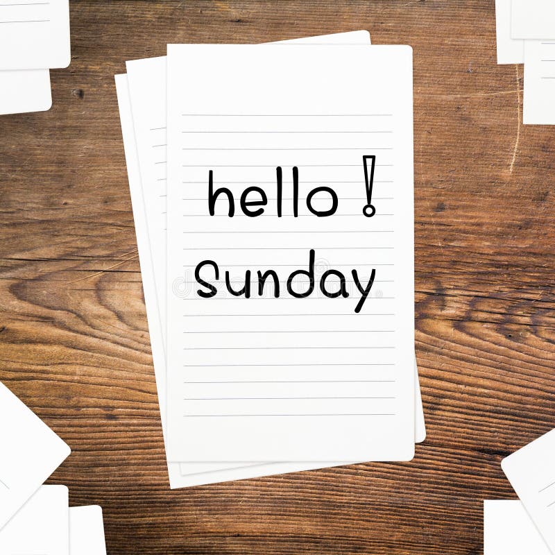 Sunday stock image. Image of sunday, letterpress, sans - 5753373