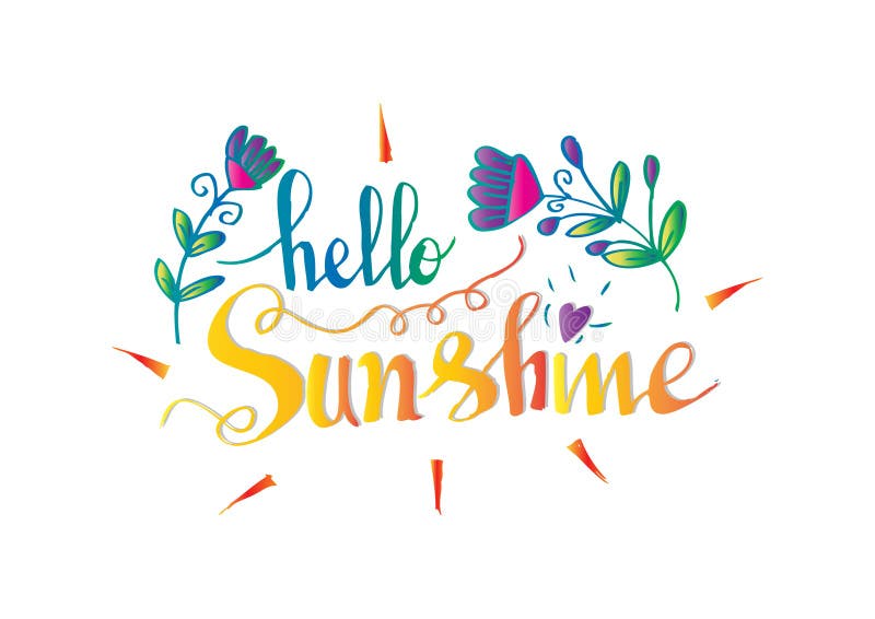 Hello Sunshine Clip Art