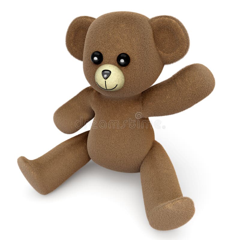 Hello Teddy stock illustration. Illustration of greet - 27966056
