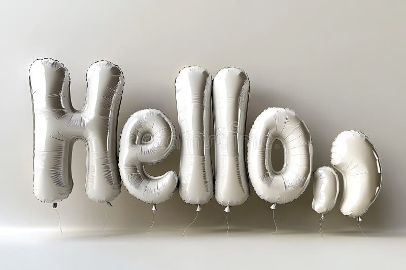 Hello Text Art – Welcoming and Friendly Typography Designs Stock ...
