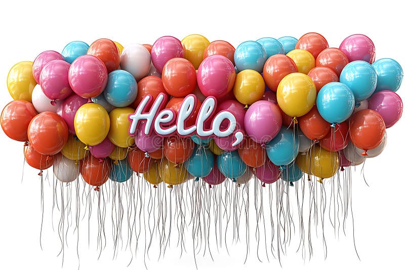 Hello Text Art – Welcoming and Friendly Typography Designs Stock ...