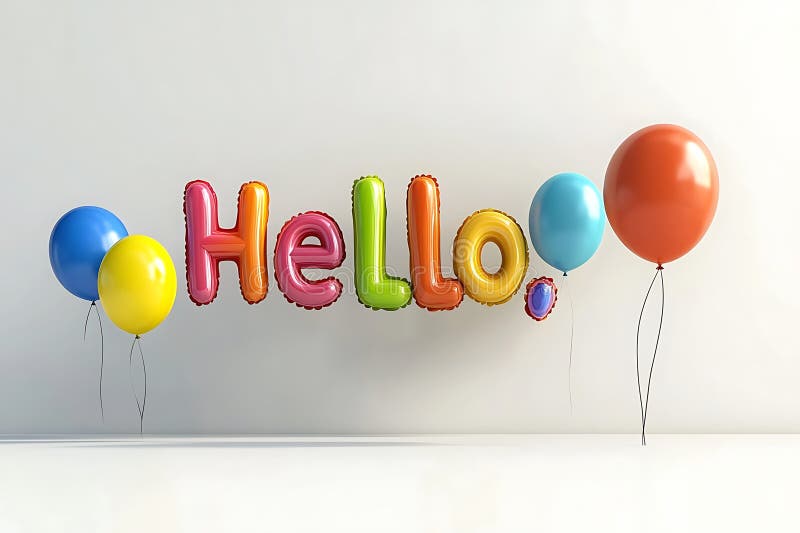 Hello Text Art – Welcoming and Friendly Typography Designs Stock ...