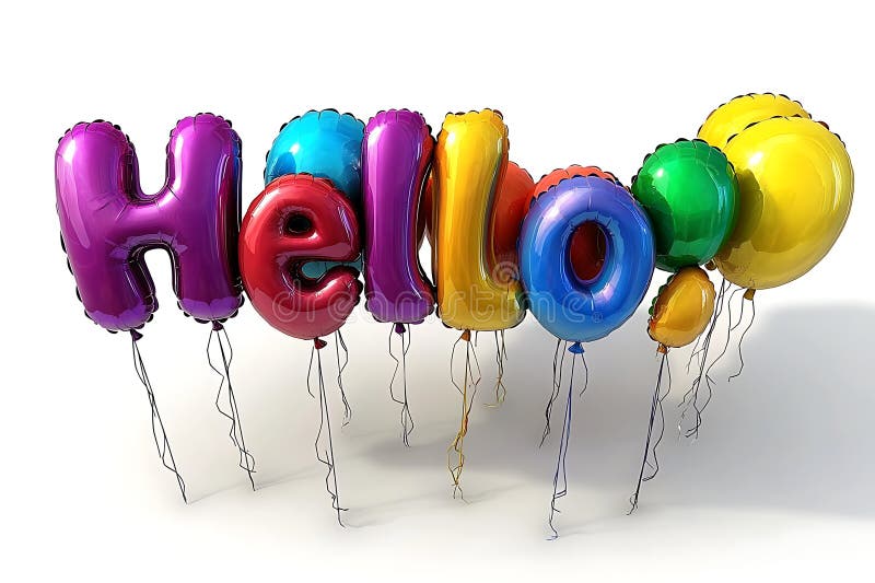 Hello Text Art – Welcoming and Friendly Typography Designs Stock ...