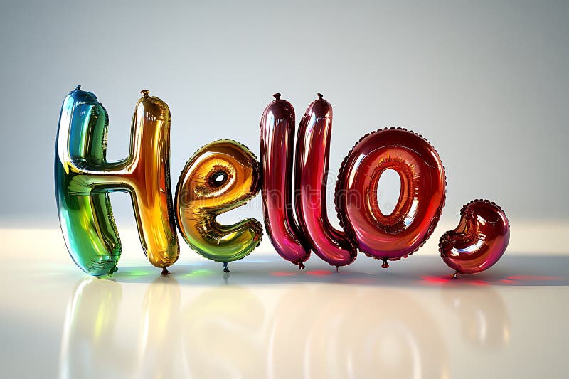 Hello Text Art – Welcoming and Friendly Typography Designs Stock ...