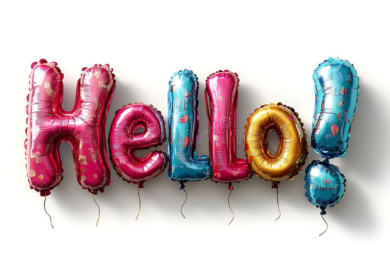 Hello Text Art – Welcoming and Friendly Typography Designs Stock ...