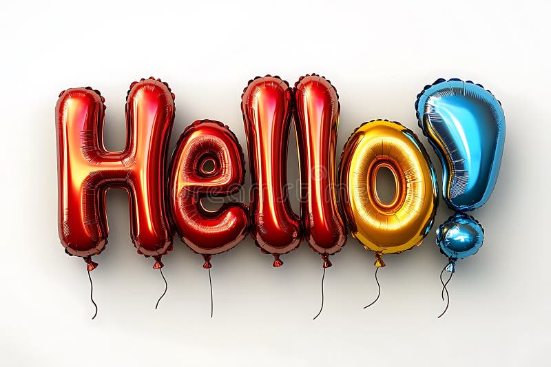 Hello Text Art – Welcoming and Friendly Typography Designs Stock ...