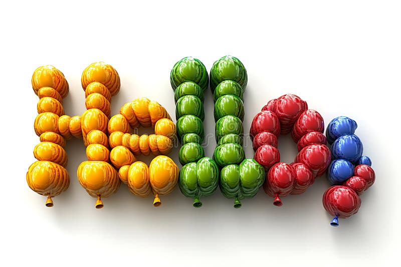 Hello Text Art – Welcoming and Friendly Typography Designs Stock ...