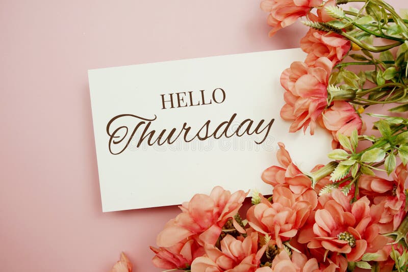 Happy Thursday Flowers Stock Photos - Free & Royalty-Free Stock Photos ...