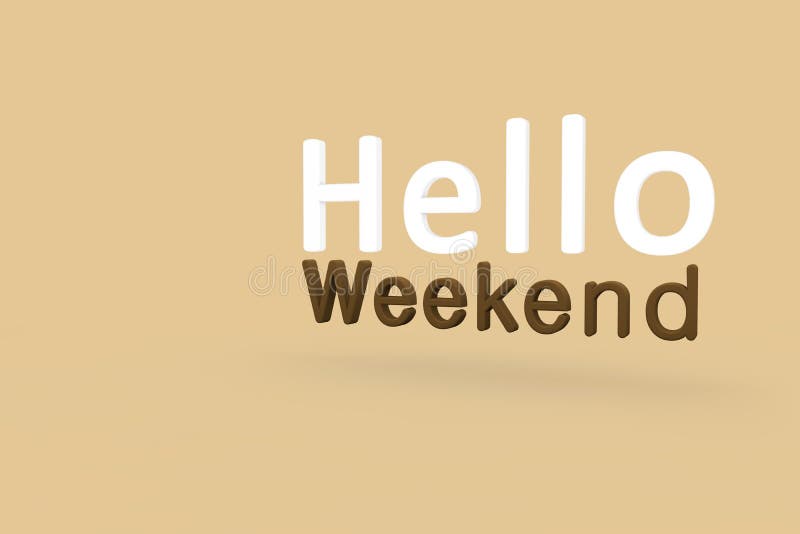 Hello Weekend Rainbow and Cloud Smile Cartoon Doodle Illustration Stock ...