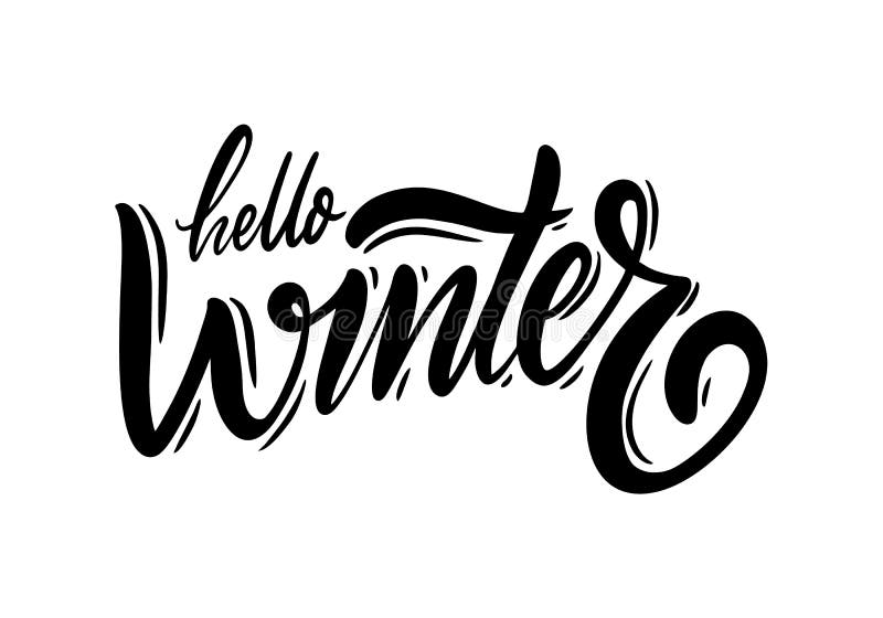 Winter Calligraphy Word Stock Illustrations – 14,506 Winter Calligraphy ...