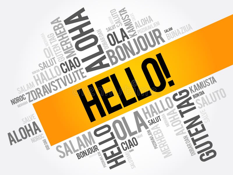 Hello Word Cloud Collage Stock Illustrations – 467 Hello Word Cloud ...