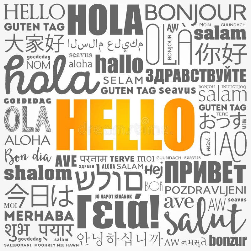 Hello Word Cloud Collage Stock Illustrations – 467 Hello Word Cloud ...