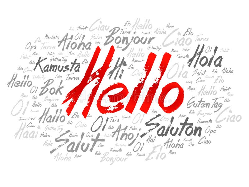 Hello Word Cloud Collage Stock Illustrations – 454 Hello Word Cloud ...