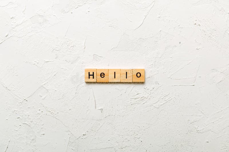 Hello Word in Different Languages Stock Photo - Image of language ...