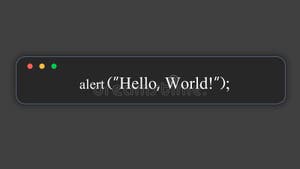 Hello World In JavaScript Programming Language Hello World Code Stock 
