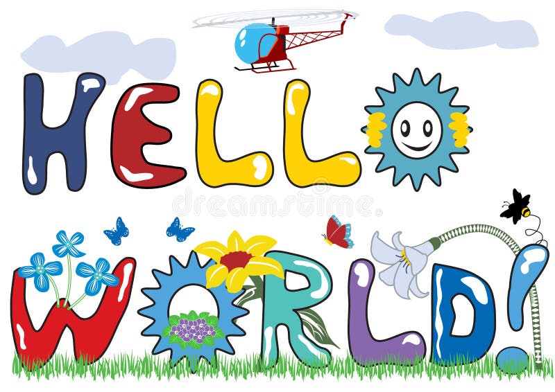 Hello World Stock Illustrations – 5,367 Hello World Stock Illustrations ...