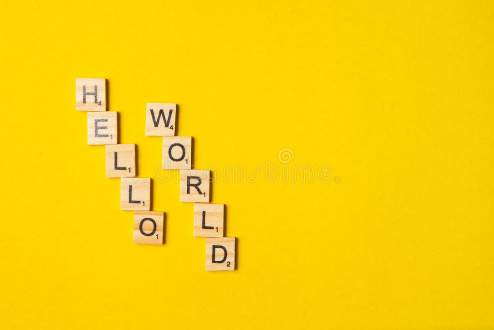 Hello, World. Message from a First Computer Program Used in Many ...