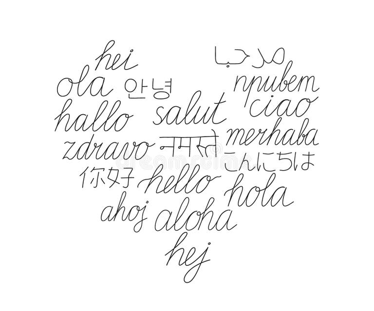 Hello Language Stock Illustrations – 6,359 Hello Language Stock ...