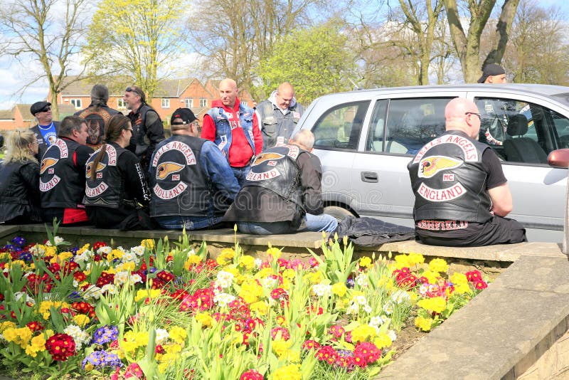 Hells Angels editorial stock photo. Image of graveyard - 39726698