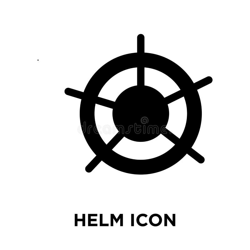 Helm Icon Vector Isolated on White Background, Logo Concept of H Stock ...