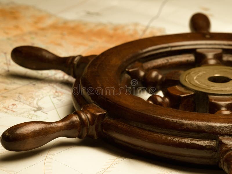 Helm of a sailing ship stock image. Image of activity - 27090199