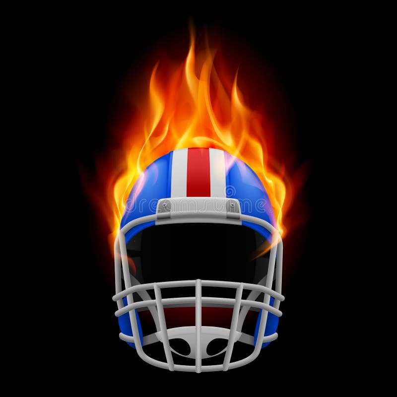 Burning Football Blue Fire Stock Illustrations – 252 Burning Football ...