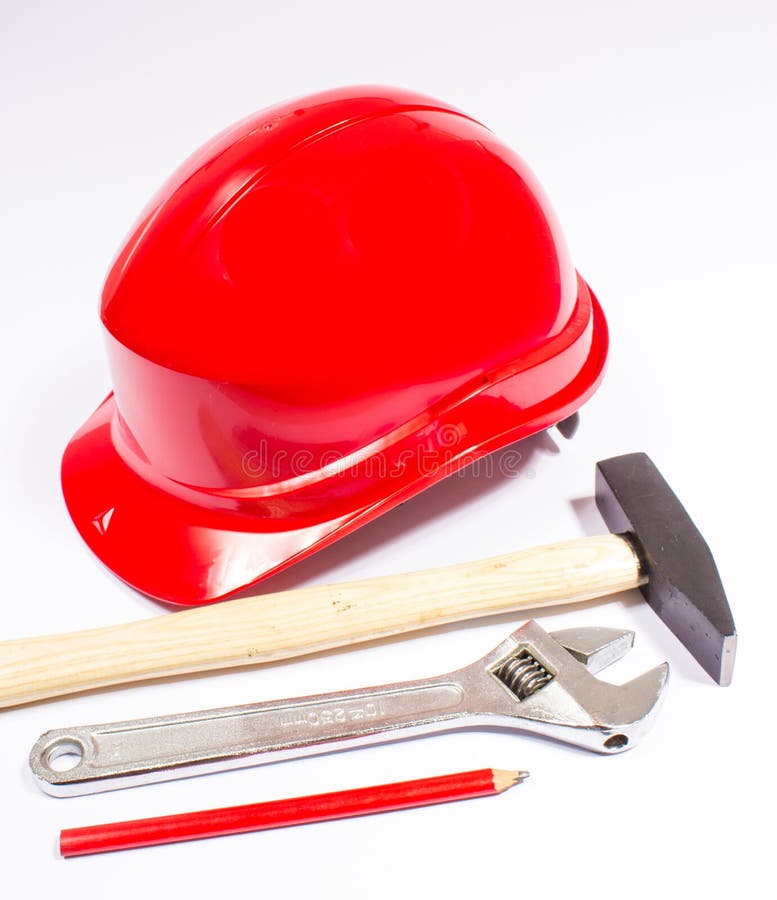 Helmet building. stock image. Image of hardhat, protective - 61555507