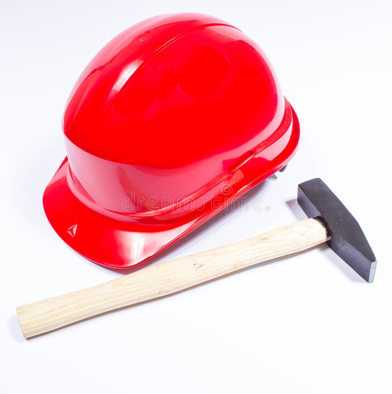 Helmet building. stock image. Image of protective, industrial - 83385789