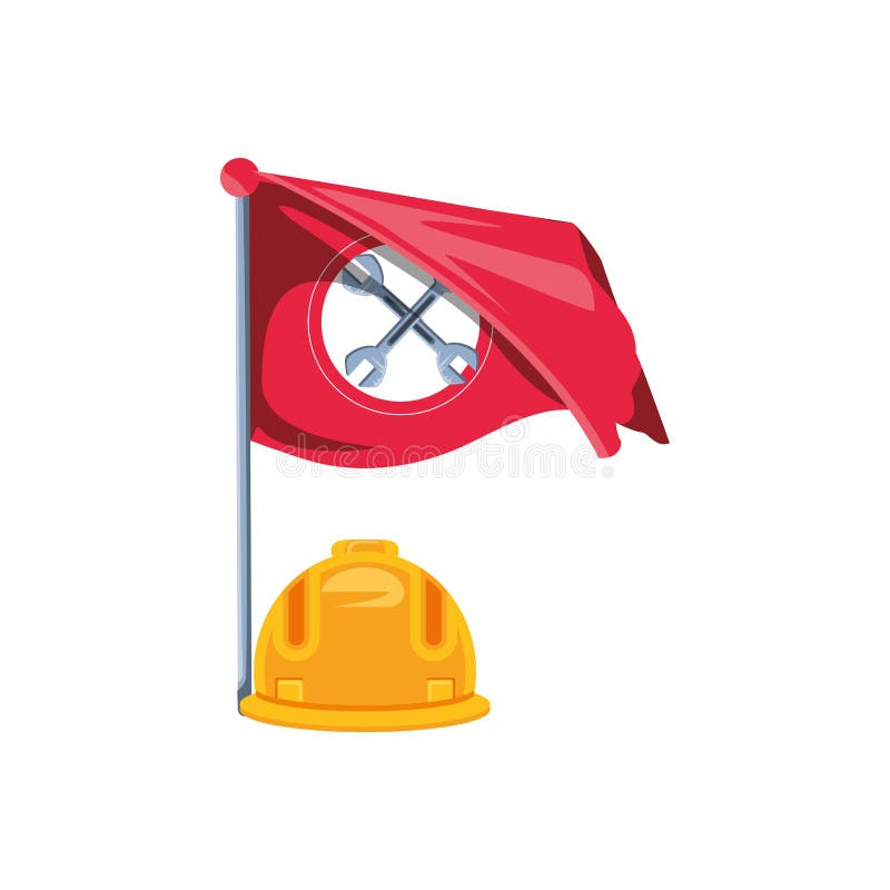 Under Construction Flag Stock Illustrations – 160 Under Construction ...