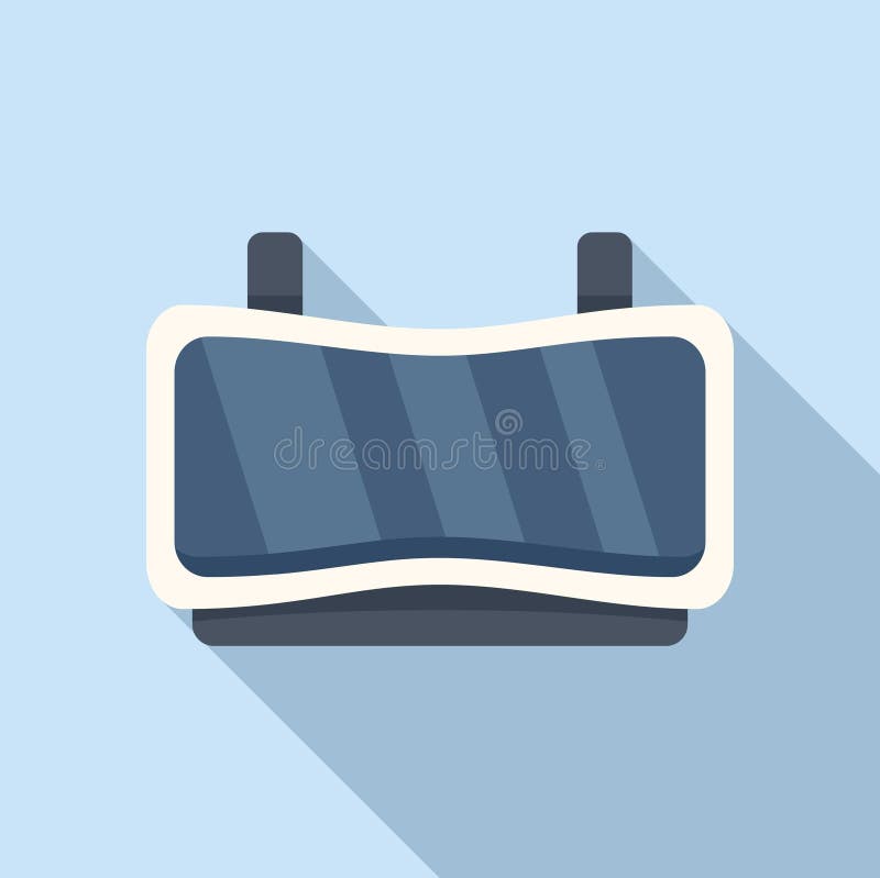 Helmet Equipment Icon Flat Vector. Virtual Glasses Stock Vector ...