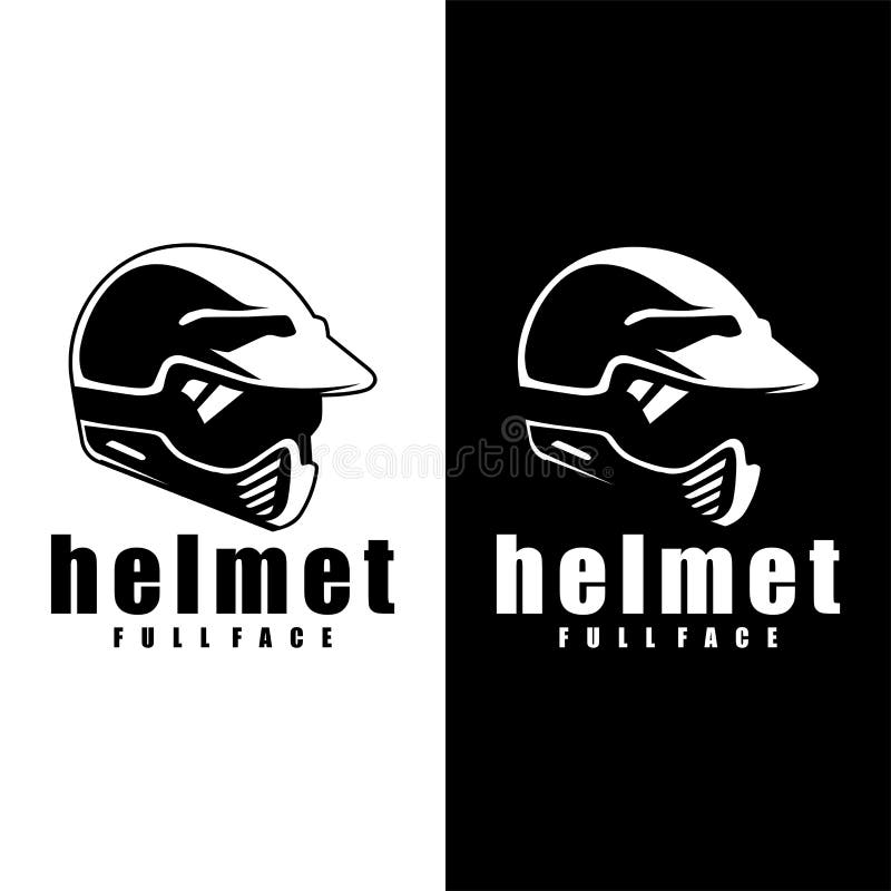 Skull Helmet Motocross Logo Stock Illustrations – 136 Skull Helmet ...