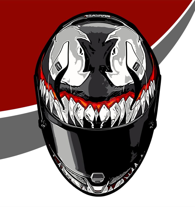 Helmet Full Face Template Clip Art Collection Stock Vector ...