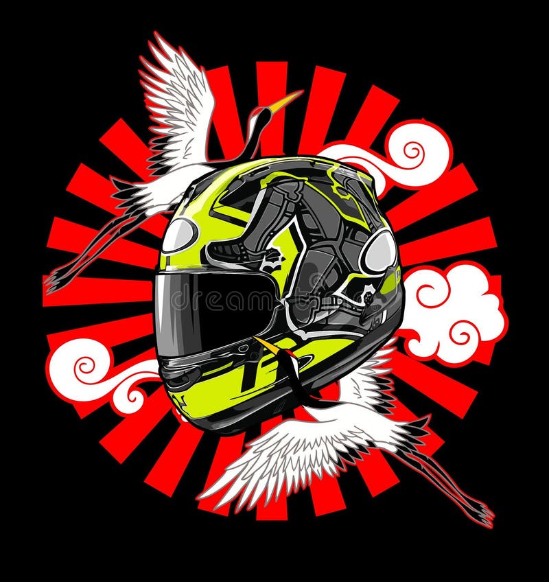 Helmet for graphic design stock vector. Illustration of equipment ...