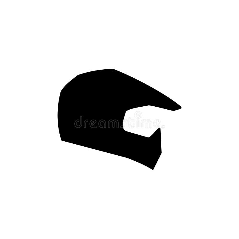 Helmet Icon Isolated on White Background. Motorcycle Helmets Stock ...