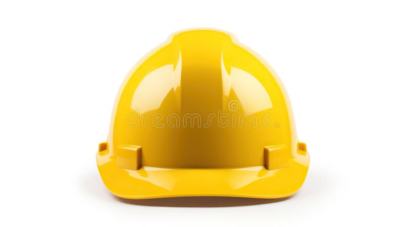 Helmet for Protection on White Stock Illustration - Illustration of ...