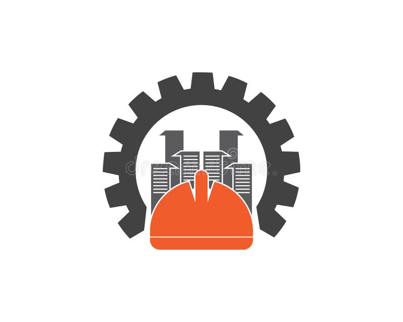 Helmet Safety Building Logo Design Template Stock Vector - Illustration ...