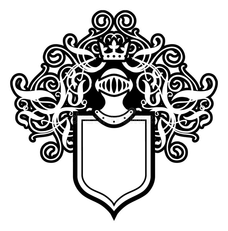 Helmet and Shield stock vector. Illustration of element - 3160021