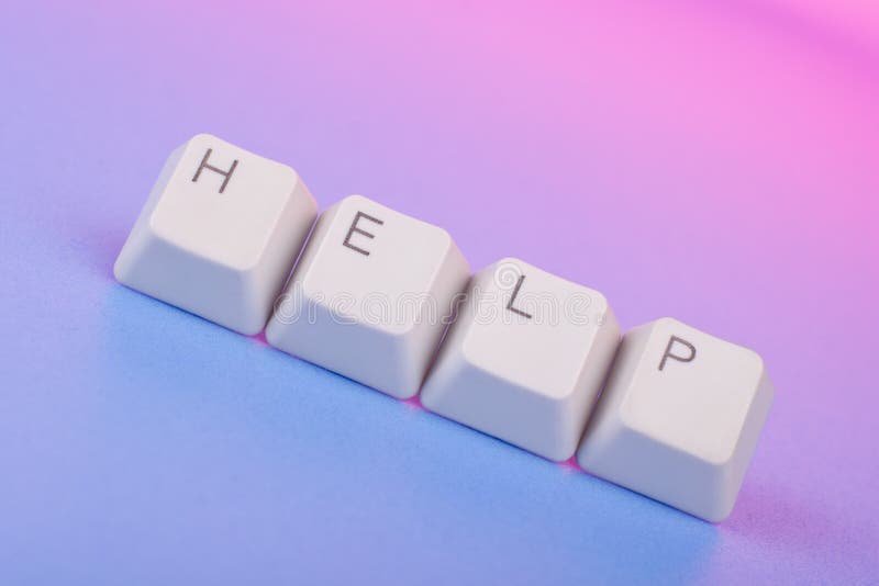 Help keyboard sign stock photo. Image of group, isolated - 7709826