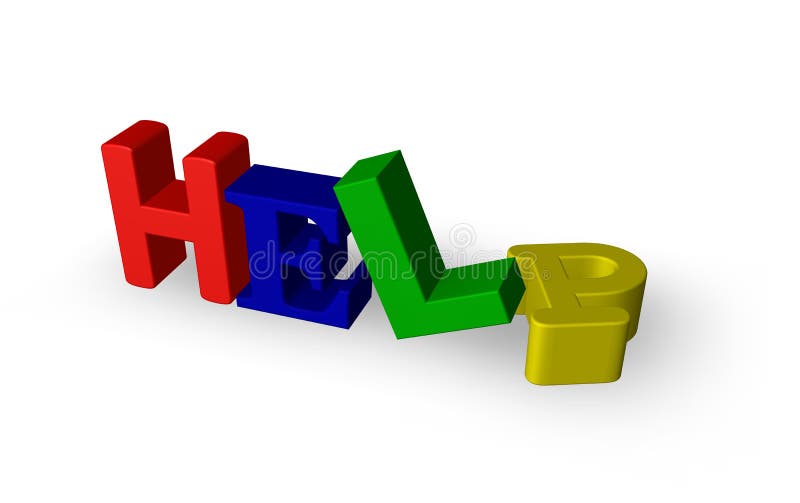 Help box stock illustration. Illustration of copy, concept - 106174564
