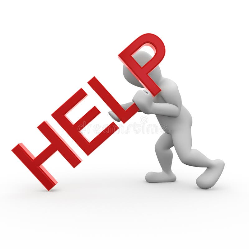 Help Button stock illustration. Illustration of character - 19684238