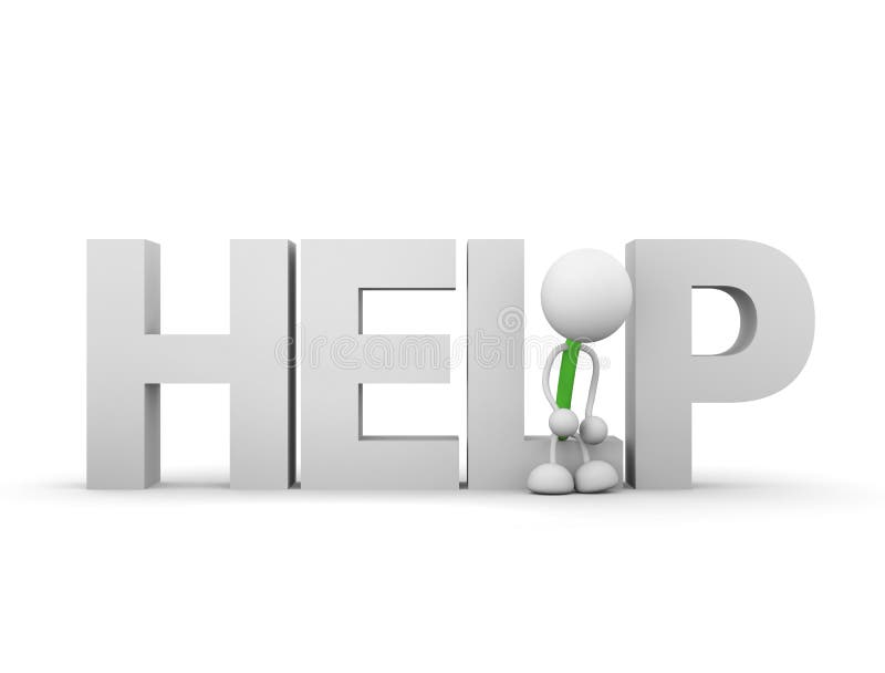 Help Us - People in Life Preserver Stock Illustration - Illustration of ...