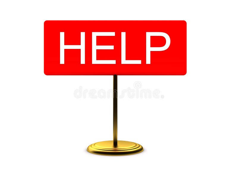 We can help stock photo. Image of marker, problem, circle - 51624014