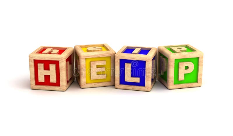 Help word stock illustration. Illustration of illustrations - 1064887