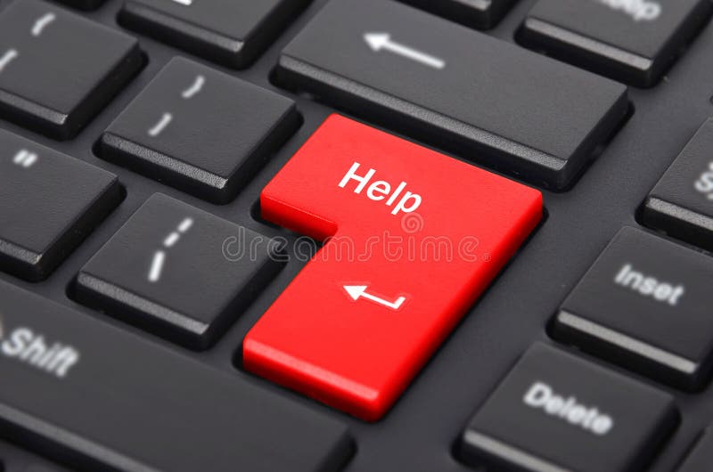 Help Key stock photo. Image of business, help, copy, plastic - 49859562