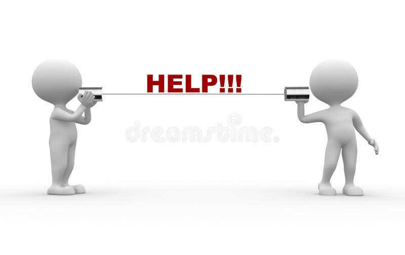 Help! stock illustration. Illustration of human, support - 38038387