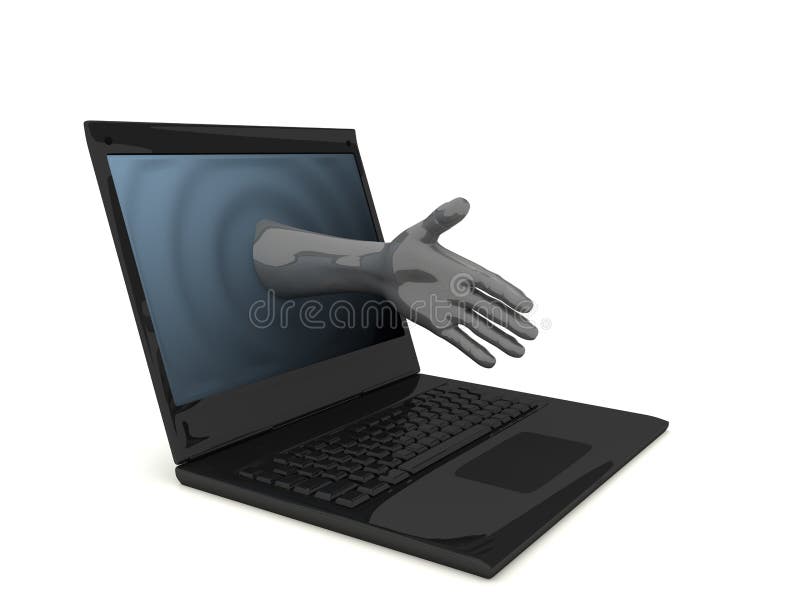 Computer Technical Service. Stock Illustration - Illustration of ...