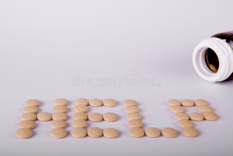 Help stock image. Image of medication, supplement, bottle - 8460319