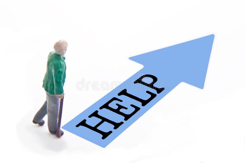 Help stock photo. Image of figure, sign, point, cane, helping - 9754556