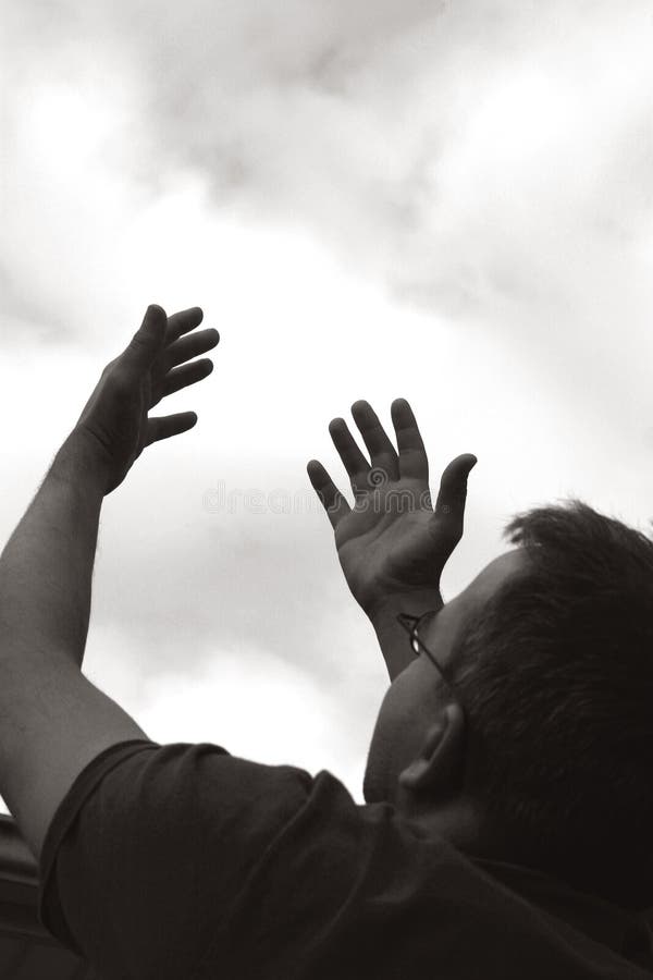 Help from above stock photo. Image of heaven, help, hair - 734606